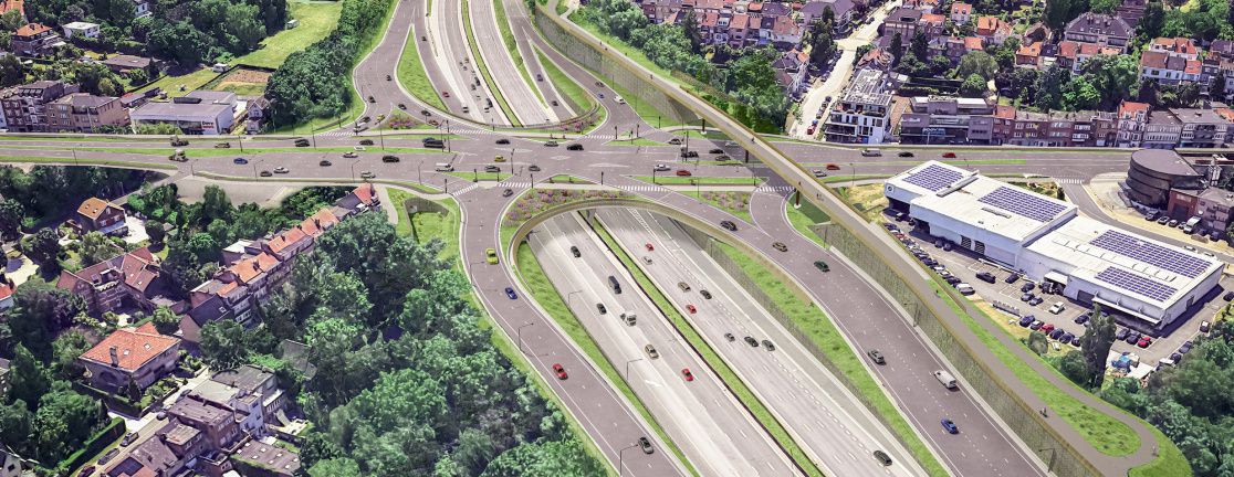 Werken op- en afrittencomplex Dilbeek starten medio 2026 | Ring